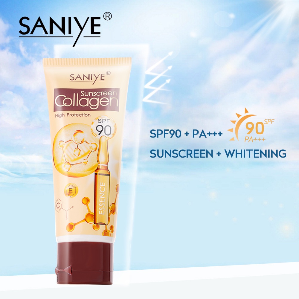 Whitening Sunscreen Skin Cream Oil Control Moisturizer SPF 50/SPF 90 ...