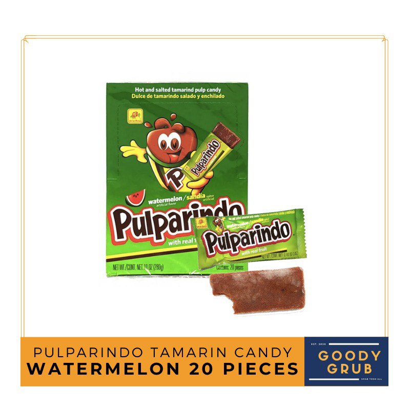 Pulparindo Mexican Candy Watermelon, Mango, Mild Yellow and Red Extra ...