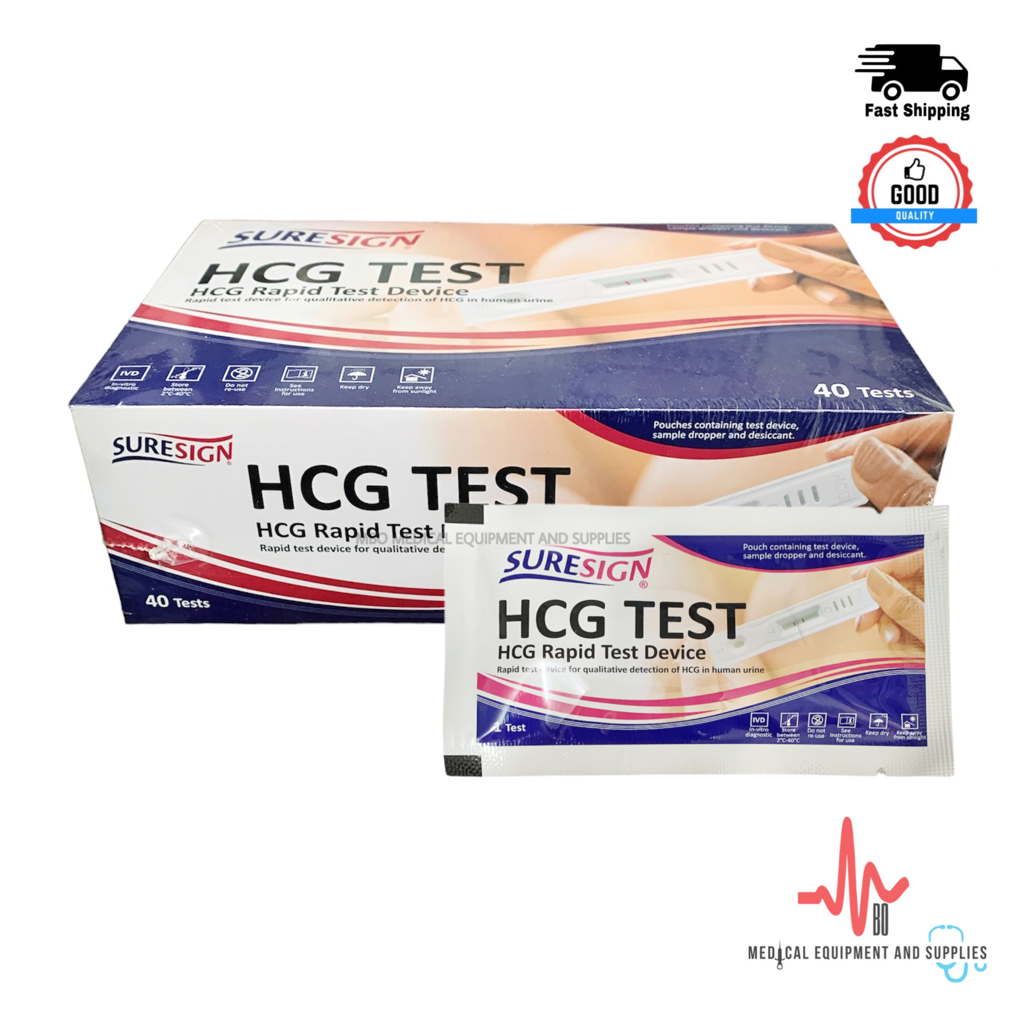 Partners/Advan/Suresign Pregnancy Test Kit, HCG Cassettes (50pcs/box ...