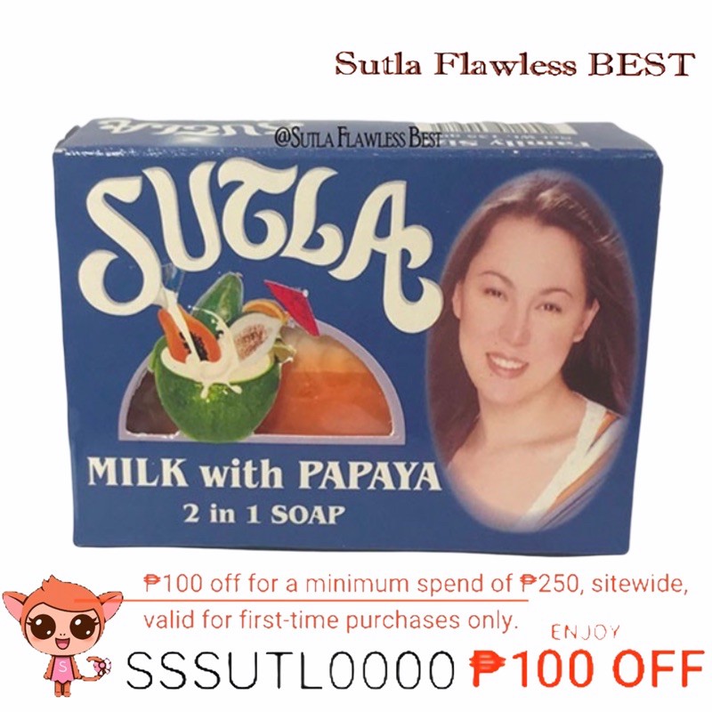 Original Sutla Milk with Papaya 2 in 1 Soap - 135g | Lazada PH