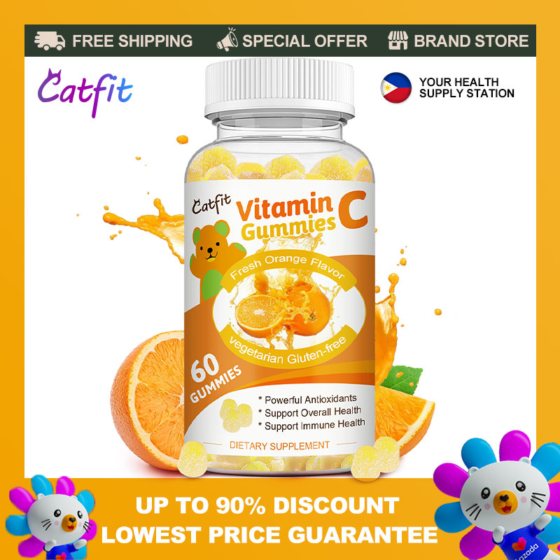 Catfit Vitamin Gummies Cute Bear Vitamin C VC Supplement Energy ...