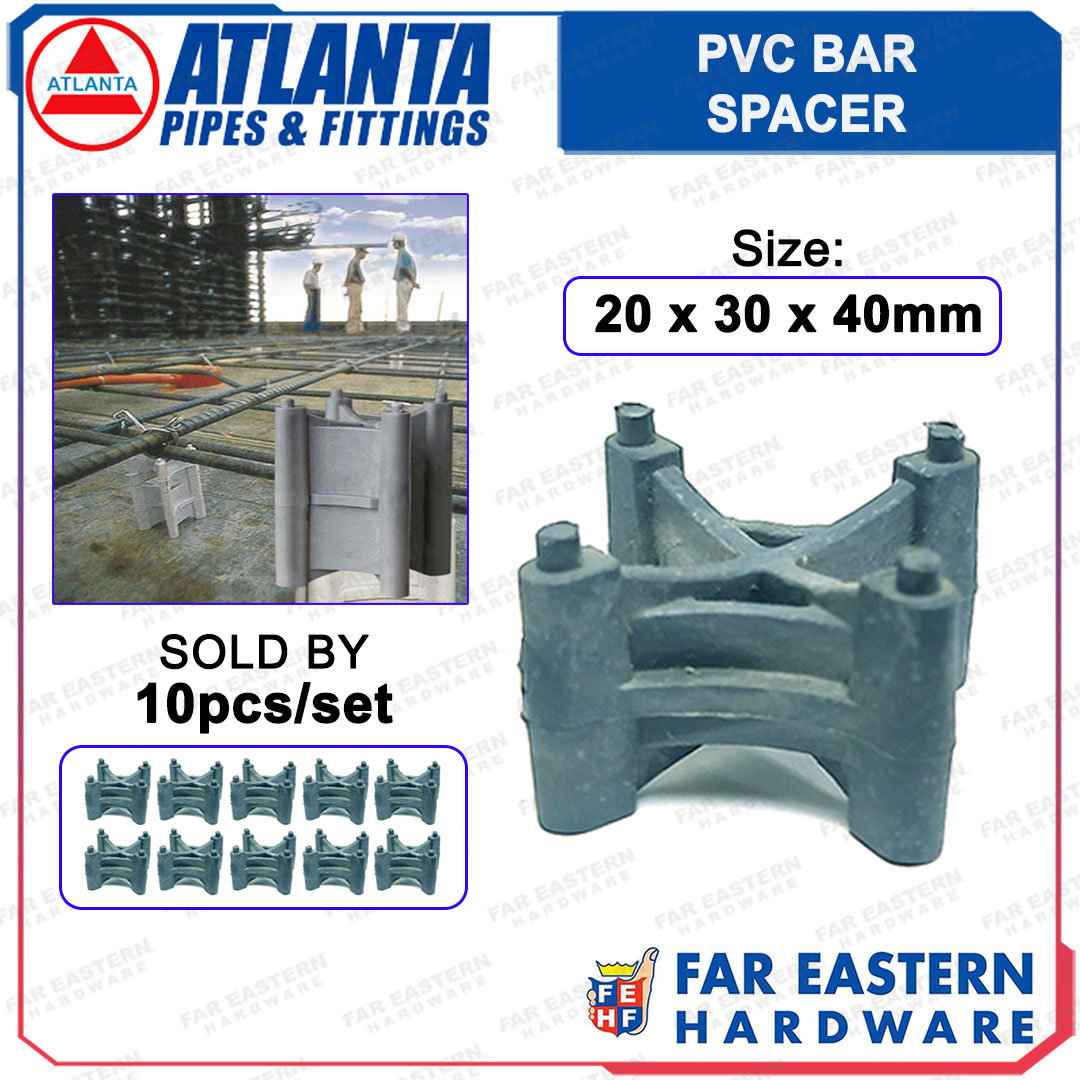 ATLANTA PVC Bar Spacer 20x30x40mm 10pcs/Pack | Lazada PH