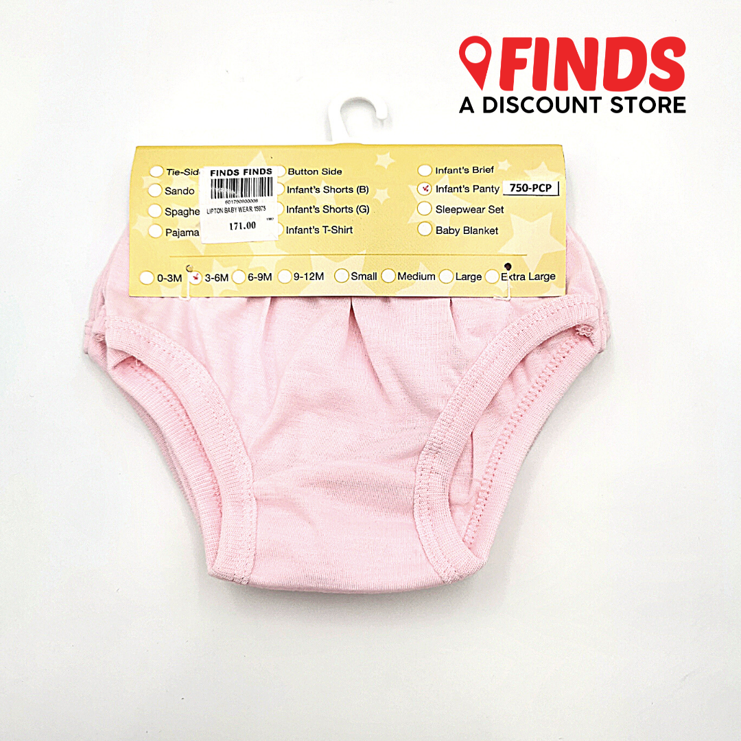 Lipton Pink Baby Panty by 3's | Lazada PH