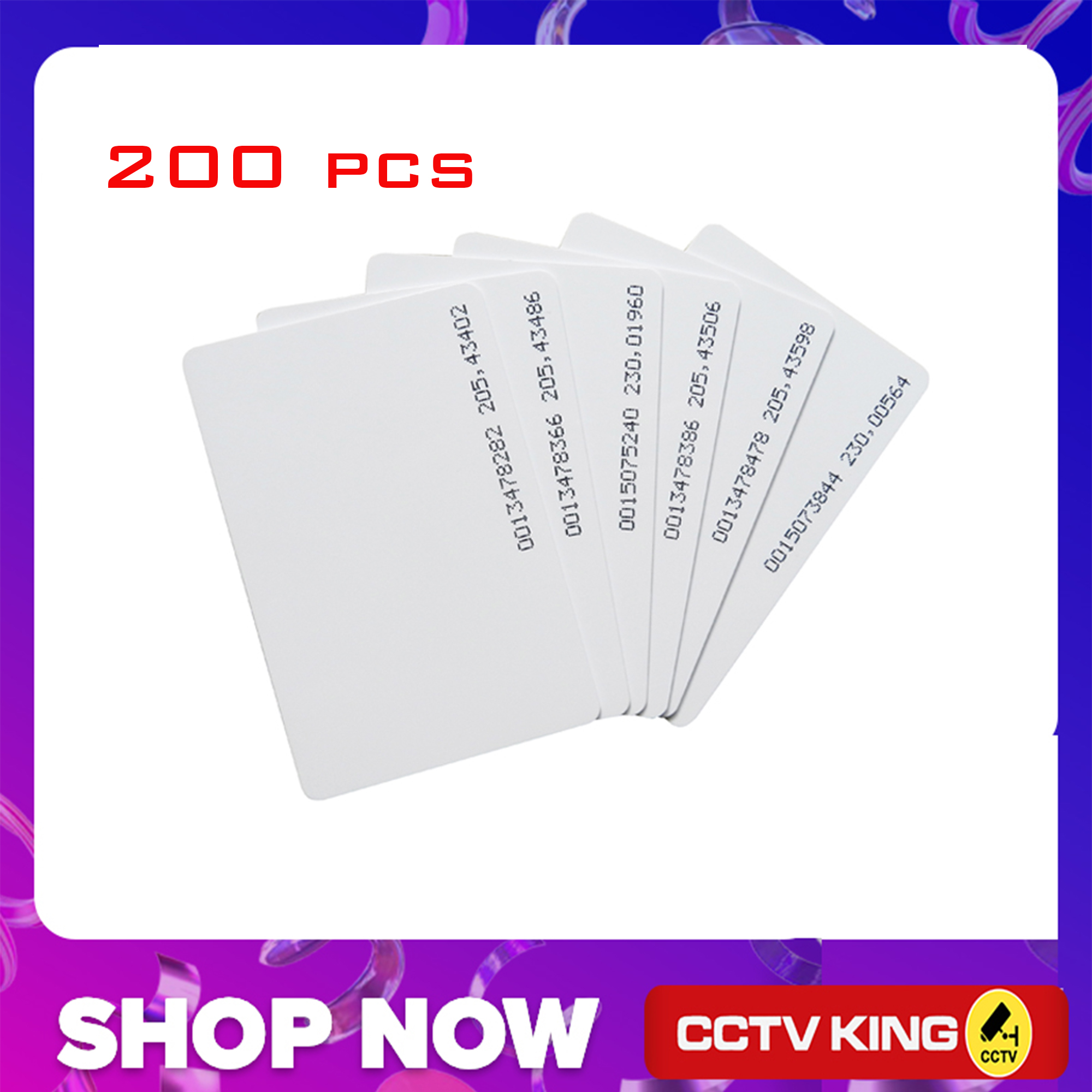 200 pcs Premium Quality Proximity card, prox card, RFID card, em ...
