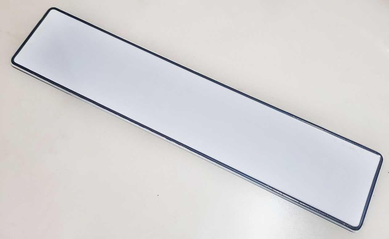 Euro Plate Plain White Car Plate Extension | Lazada PH