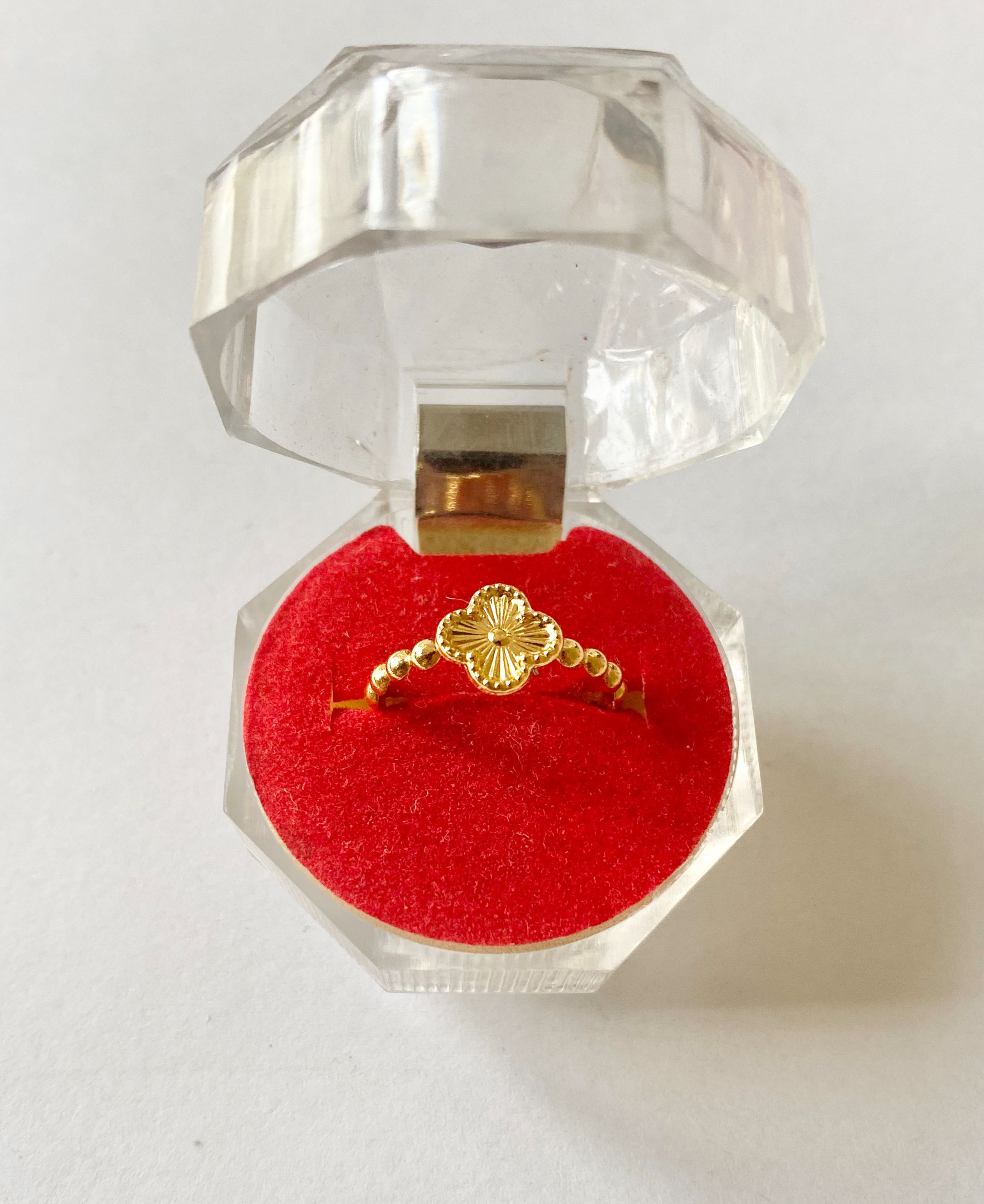 Pawnable 18K Gold VCA Inspired Bubble Ring | Lazada PH