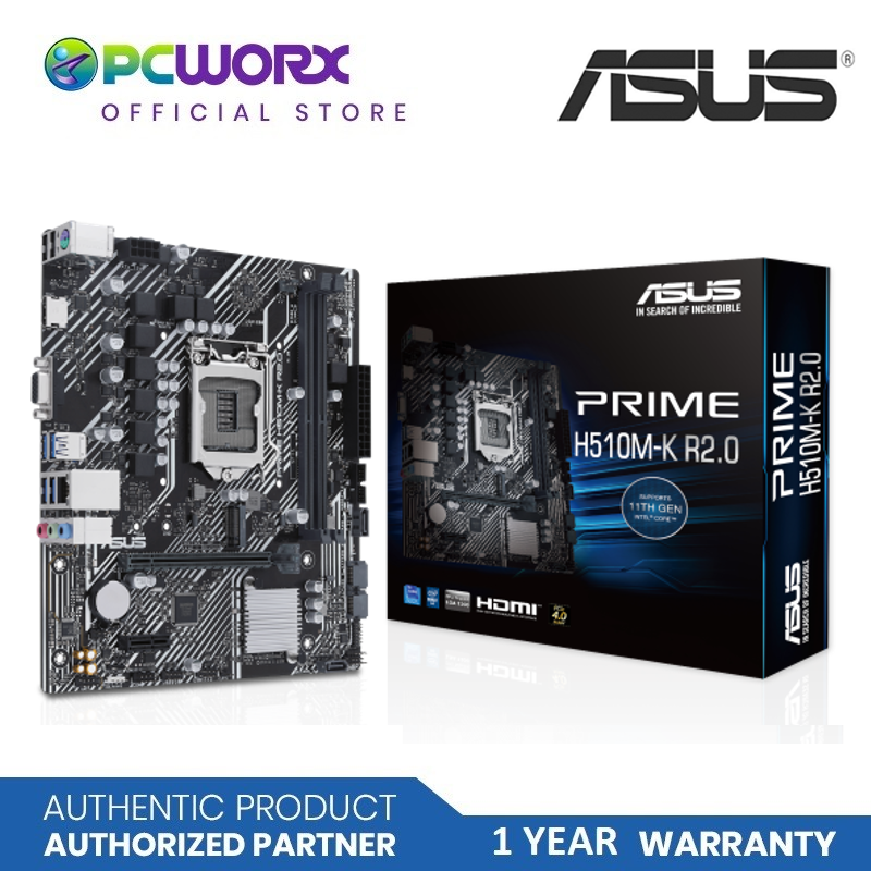 Asus Prime H510M-K R2.0 LGA1200 DDR4 mATX | Intel® H470 (LGA 1200) micro ATX motherboard with ...
