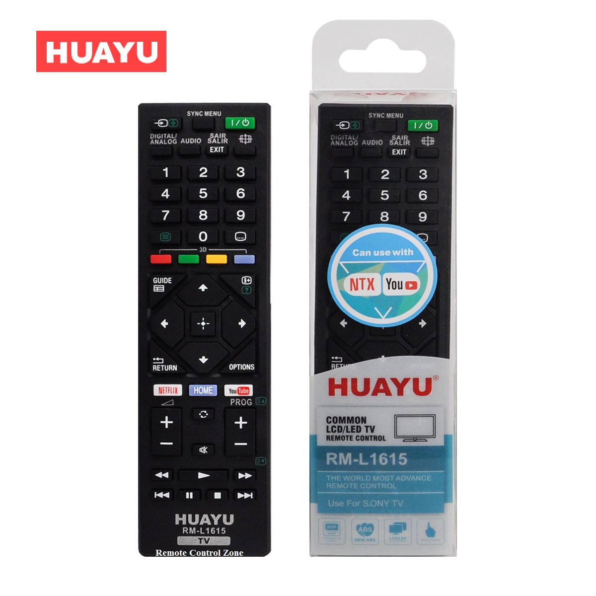 SONY SMART LCD LED TV Replacement wireless Remote Control HUAYU RM ...