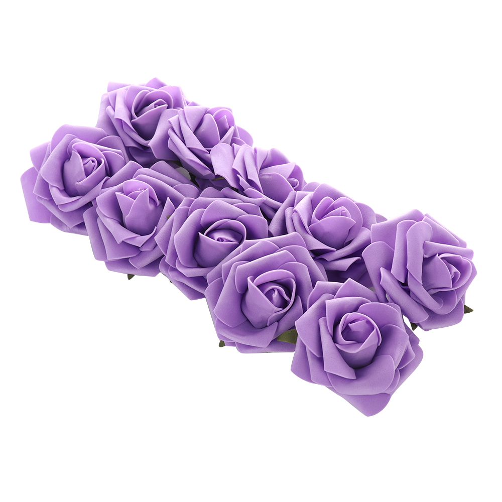 [Fancytoy] 10 Heads 8CM Artificial Rose Flowers Wedding Decorations ...