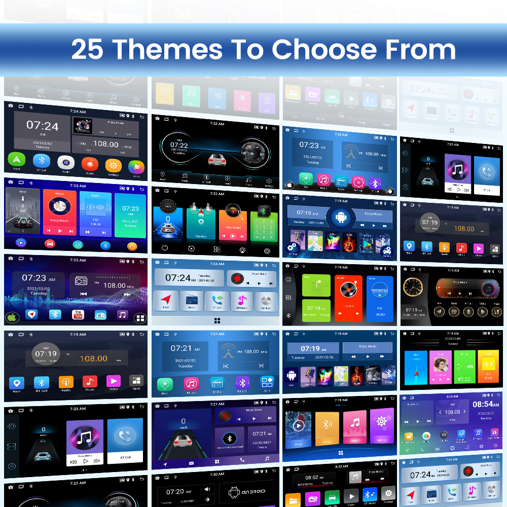 GEARELEC 7003 7 Inch Android 11 Car Stereo Bluetooth WiFi GPS ...