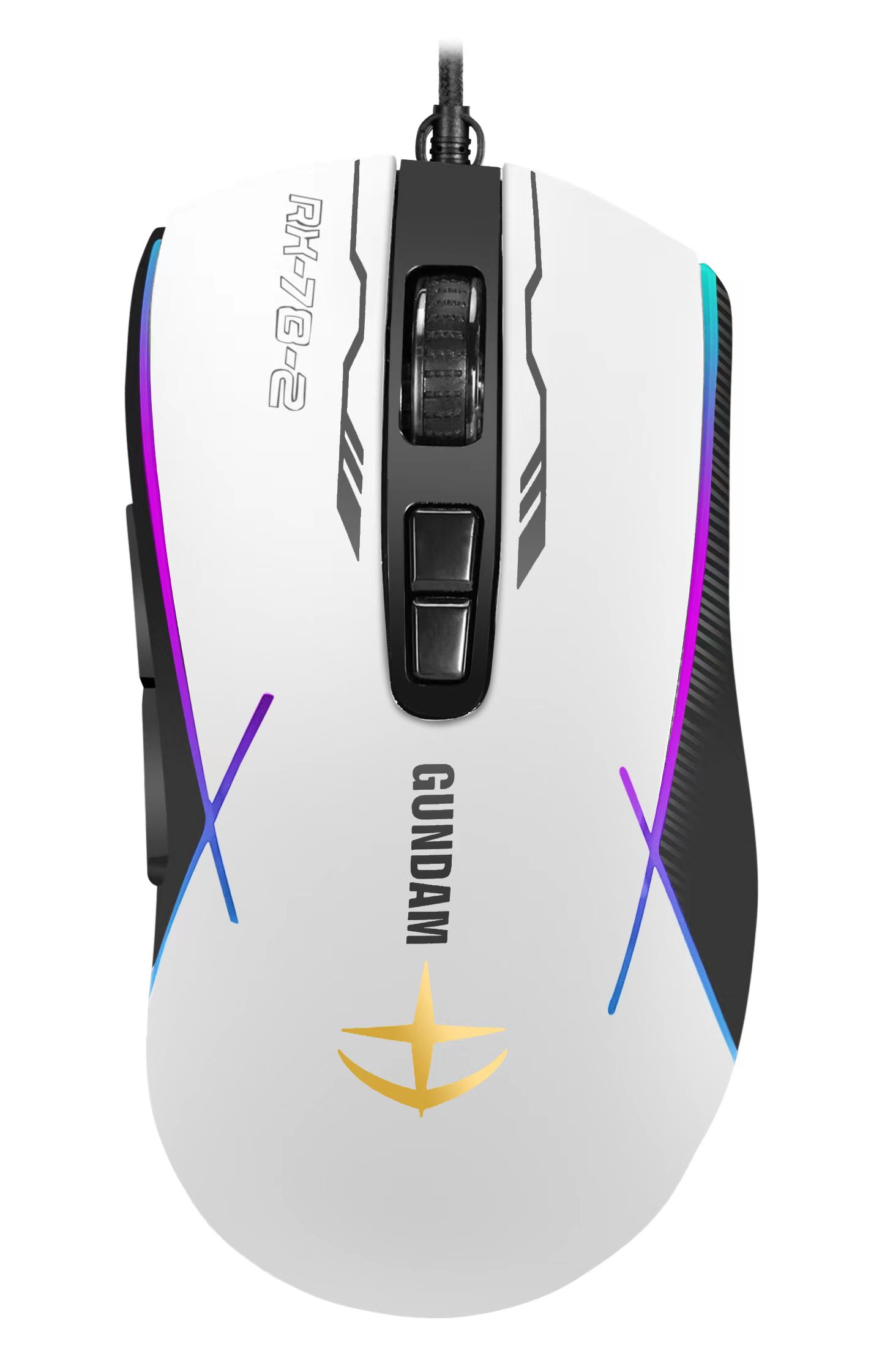 Glory Electronics x Gundam GD-001 Gaming Mouse - RGB LED Backlit ...