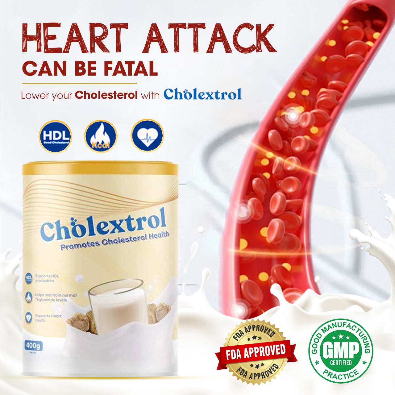 Cholextrol colostrum milk help lower cholesterol 400grams enhance ...