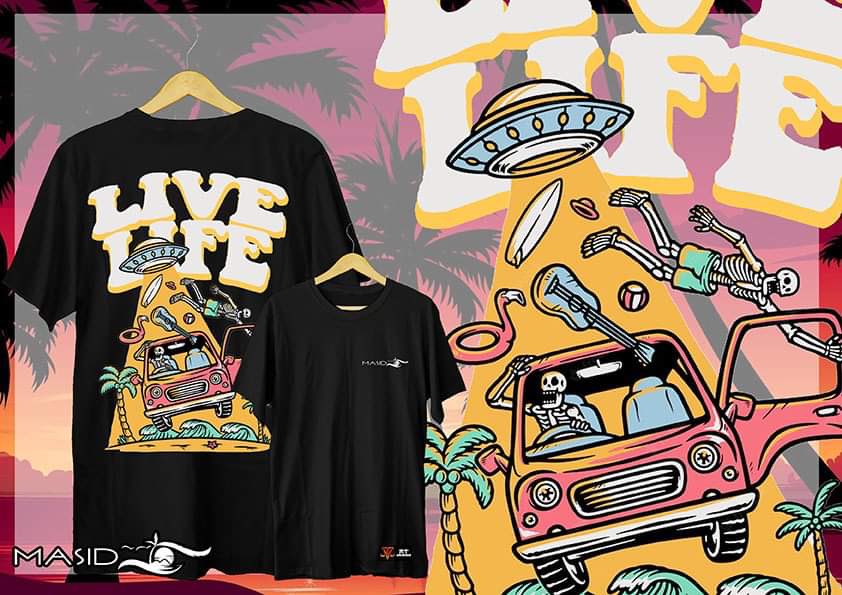 MASID T-SHIRT 100% COTTON QUALITY D-3 A3 size & DIRECT TO FILM PRINT ...