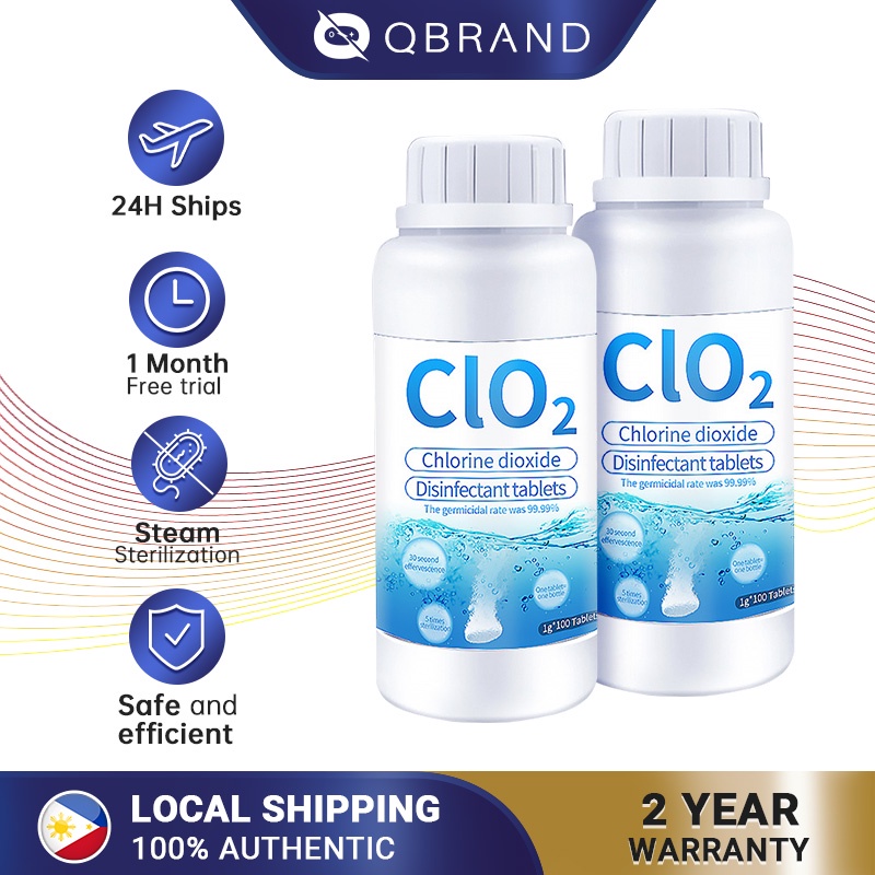 Qbrand Healthy Chlorine Dioxide Tablet Clo2 Anti-bacterial Disinfection ...