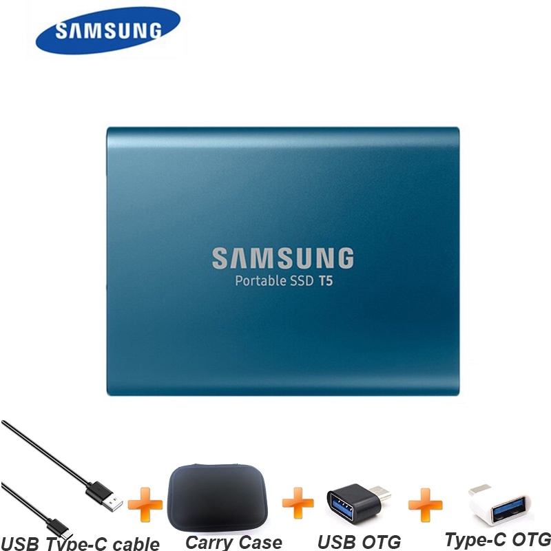 Samsung T5 Portable External SSD 500GB 1TB 2TB USB3.1 External Solid ...