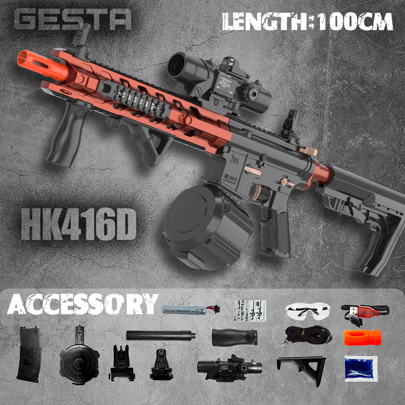 HK416 Electric Gel Blaster Toy M416 Gelblaster for 8+ Kids Boys ...