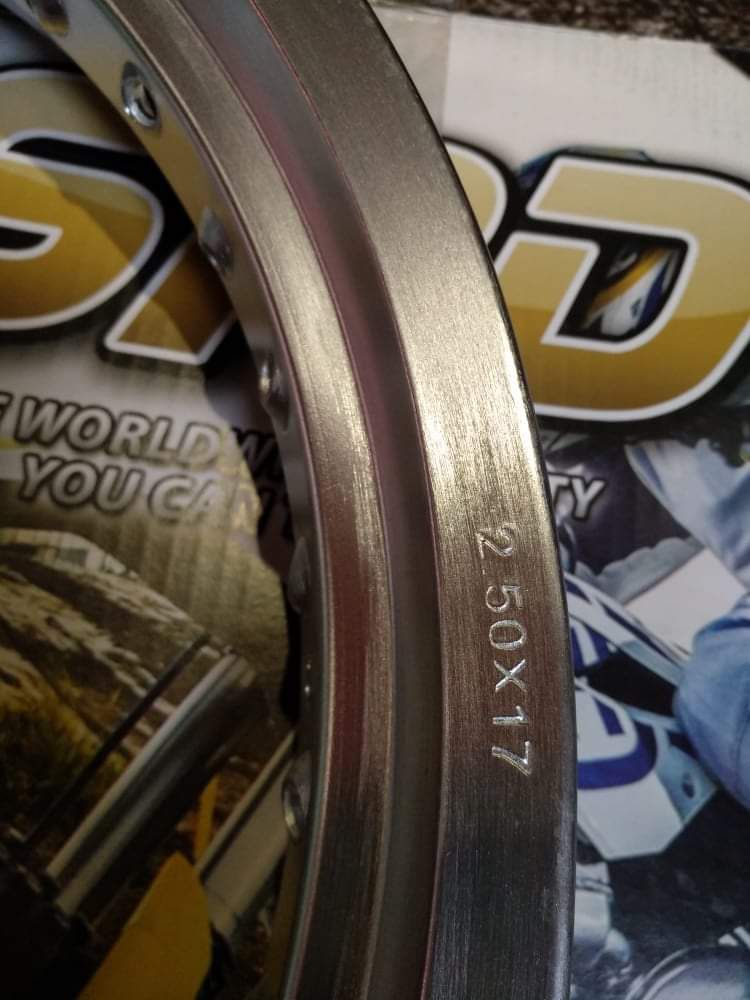 Rims 2.50-17 SILVER (SPD) 36 holes/ 1pc | Lazada PH
