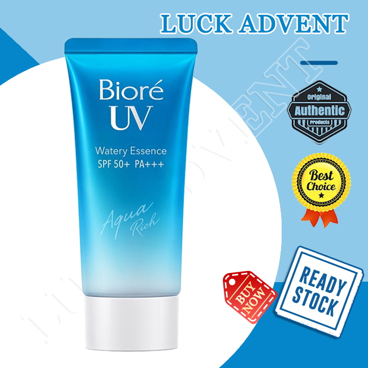 Biore UV Sunscreen cream SPF 50+ for Face Cream Aqua Rich Watery ...