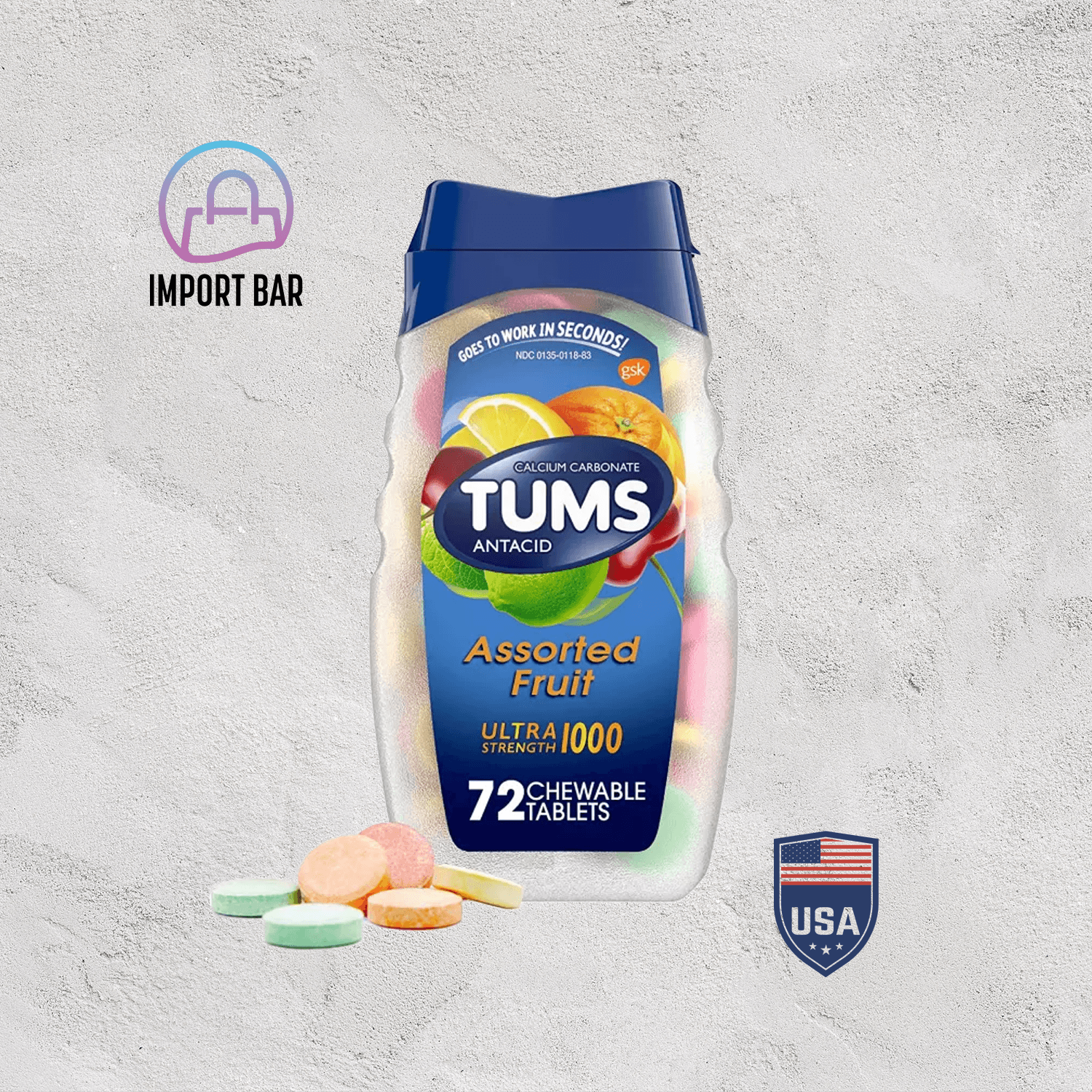 Tums Antacid Ultra Strength 1000 72 tablets | Lazada PH