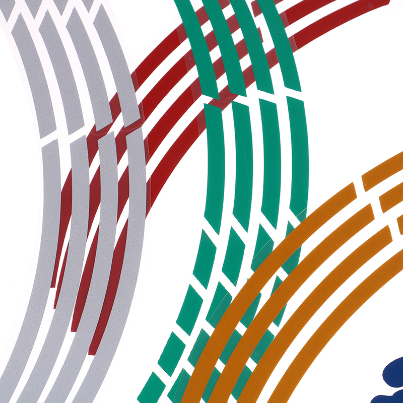 KingBe ZHANTONG รถจักรยานยนต์ขอบล้อ16แถบสะท้อนแสง17 "-19" เทปสติ๊กเกอร์ติดผนัง ...