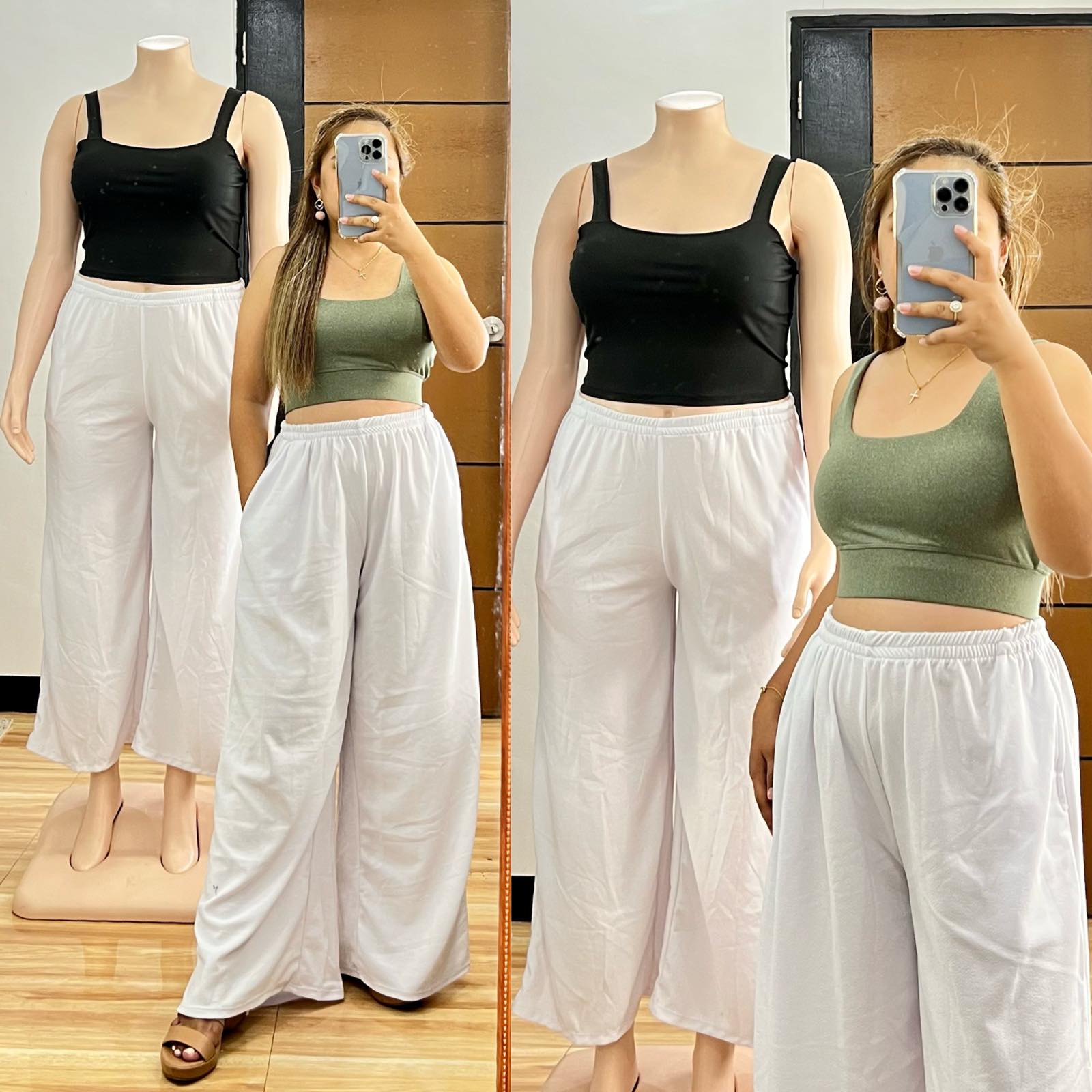 Taytay.PH WIDE LEG PANTS PLUS SIZE L-3XL | Lazada PH