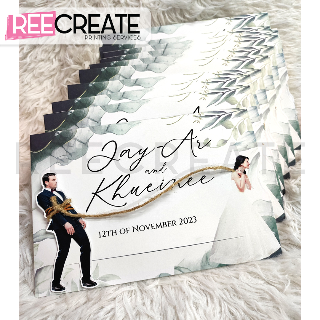 Sliding Wedding Invitations with or without transparent cover with seal ...