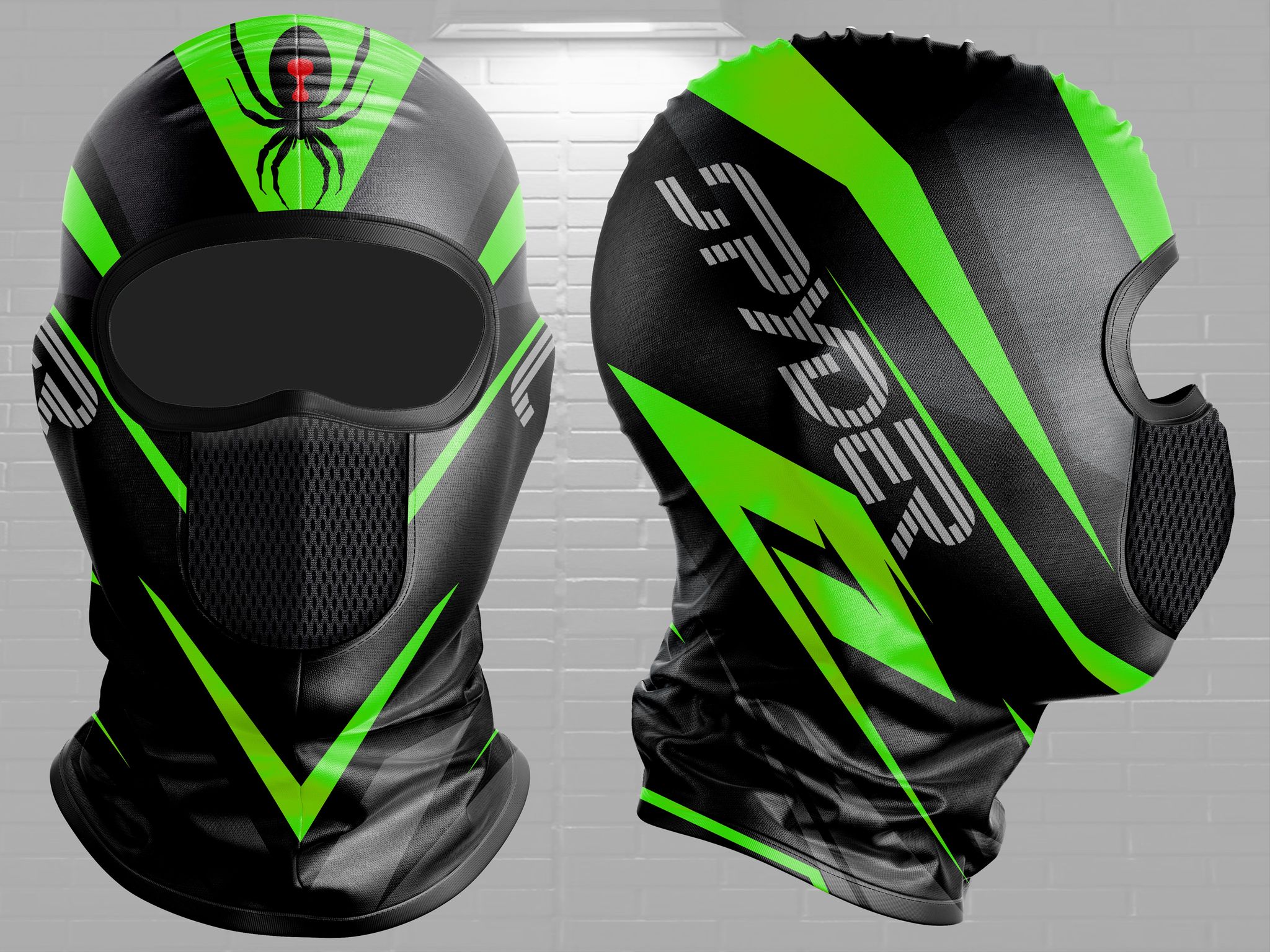 spider BF01 colors with foam balaclava full bonet mask full sublimation ...