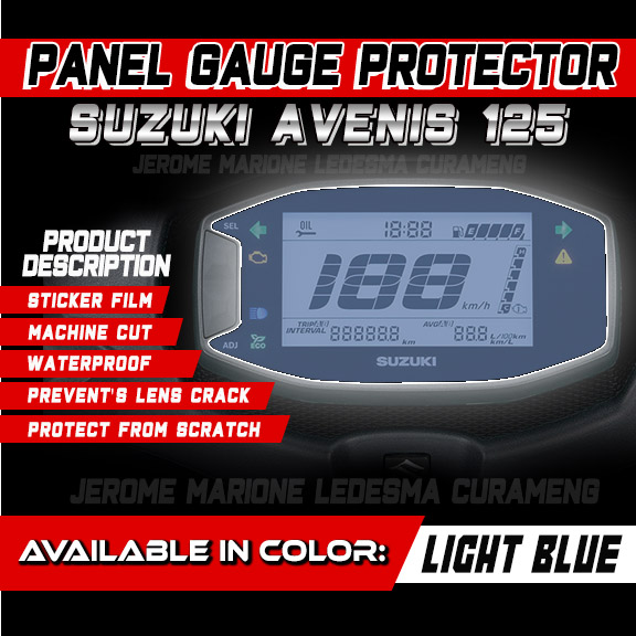 PANEL GAUGE PROTECTOR SUZUKI AVENIS 125 | Lazada PH