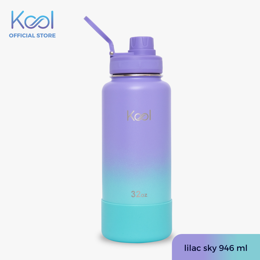 Kool 946 ml (32 oz) Insulated Stainless Steel Water Bottle With ...
