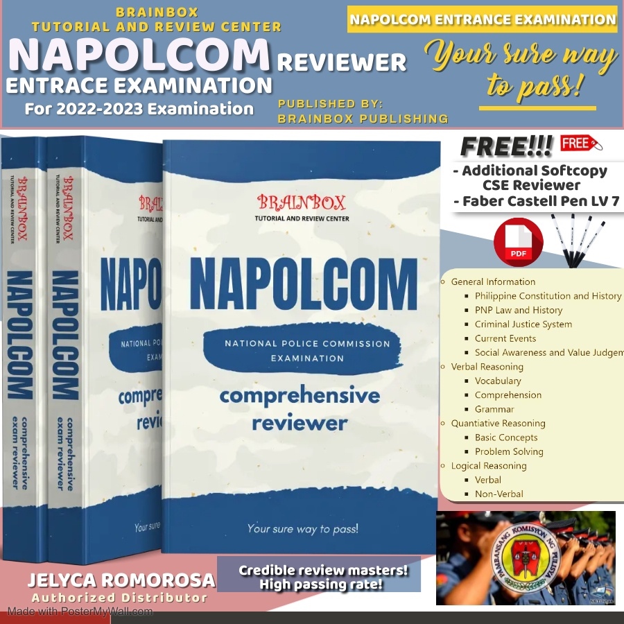 NAPOLCOM ENTRANCE EXAMINATION REVIEWER (FOR 2022 AND 2023 EXAMINATION ...