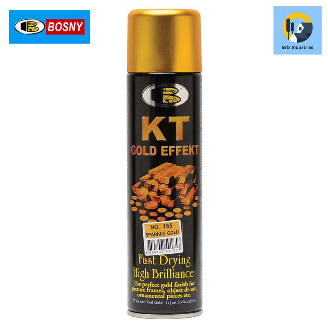 Bosny KT Gold Effect Spray Paint Copper, Copper Gold, Brass Gold, 100% ...
