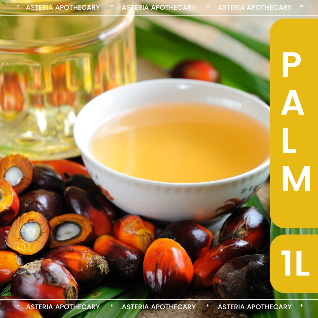 Palm Oil, Cooking Oil, Soapmaking, FOOD GRADE 1L - Asteria Apothecary ...