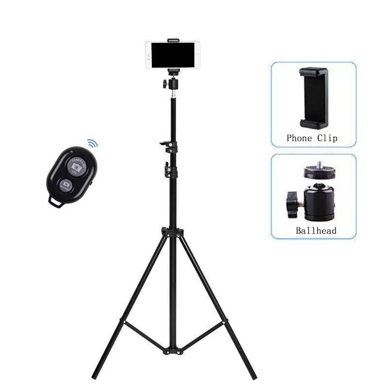 210CM Tripod For Phone Stand Camera Stand Lightweight Video Camera Tripod With Remote ...