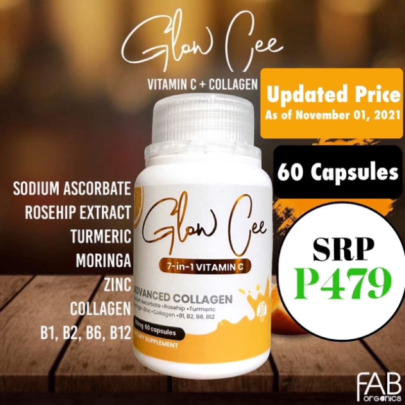 Explosive new products GLOW CEE 7in1 Vitamin C with Collagen 30 60 ...