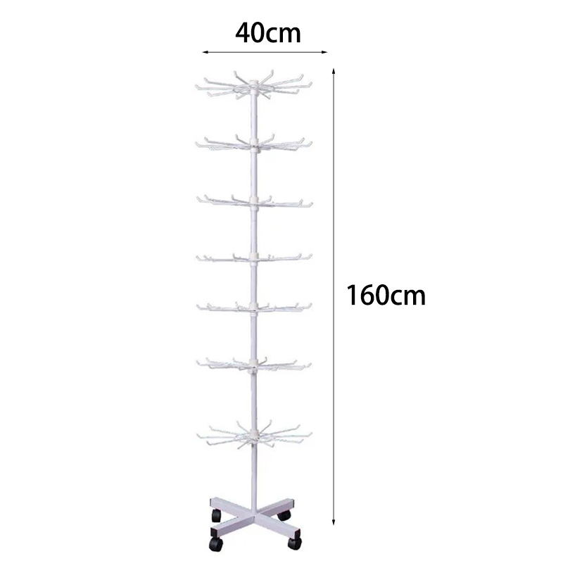 Rotating Floor Stand Jewelry Rack Organizer Revolving Tier Hanging ...