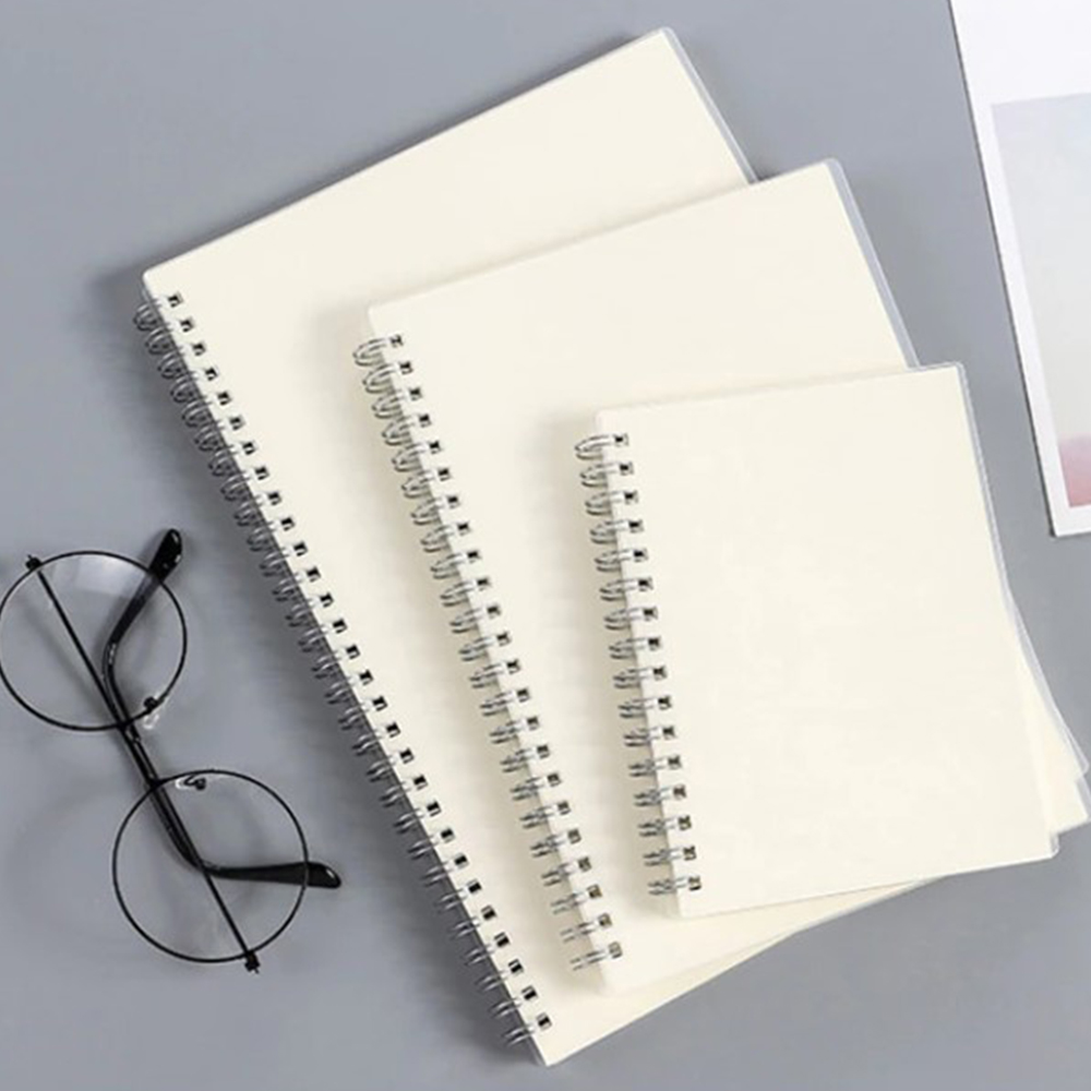 A5 A6 B5 Spiral book coil Notebook To-Do Lined Blank Grid Paper Journal ...