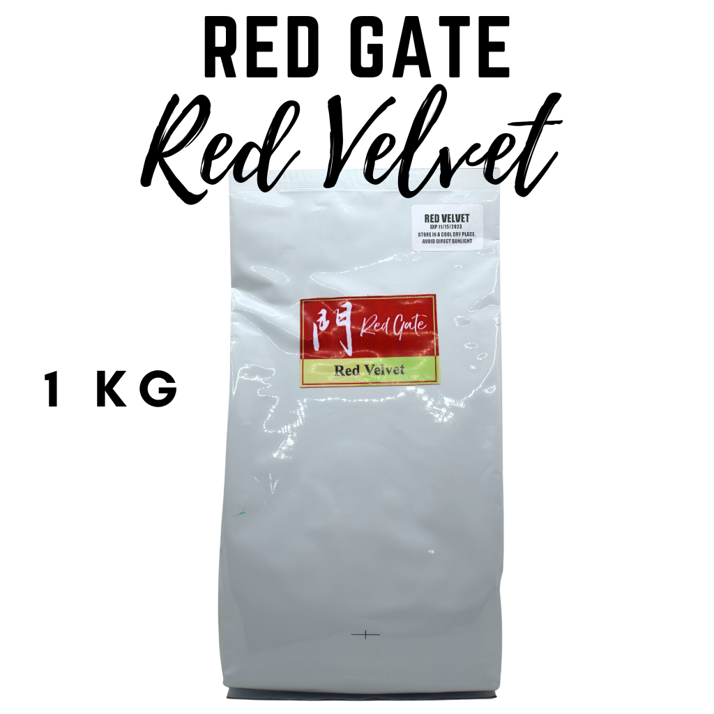 Red Velvet Premium Powder Red Gate Brand 1kg for MilkTea, Shakes and ...