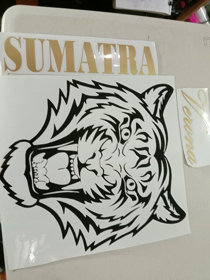 One-Color Decal Sticker LOGO (waterproof) | Lazada PH