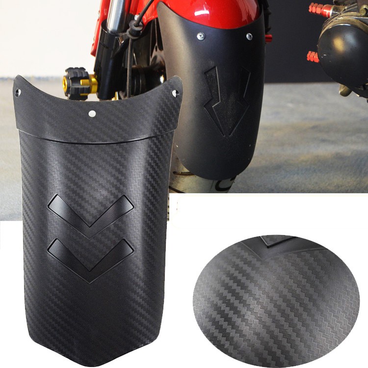 【Hot Sale】Motorcycle carbon mud guard extension | Lazada PH