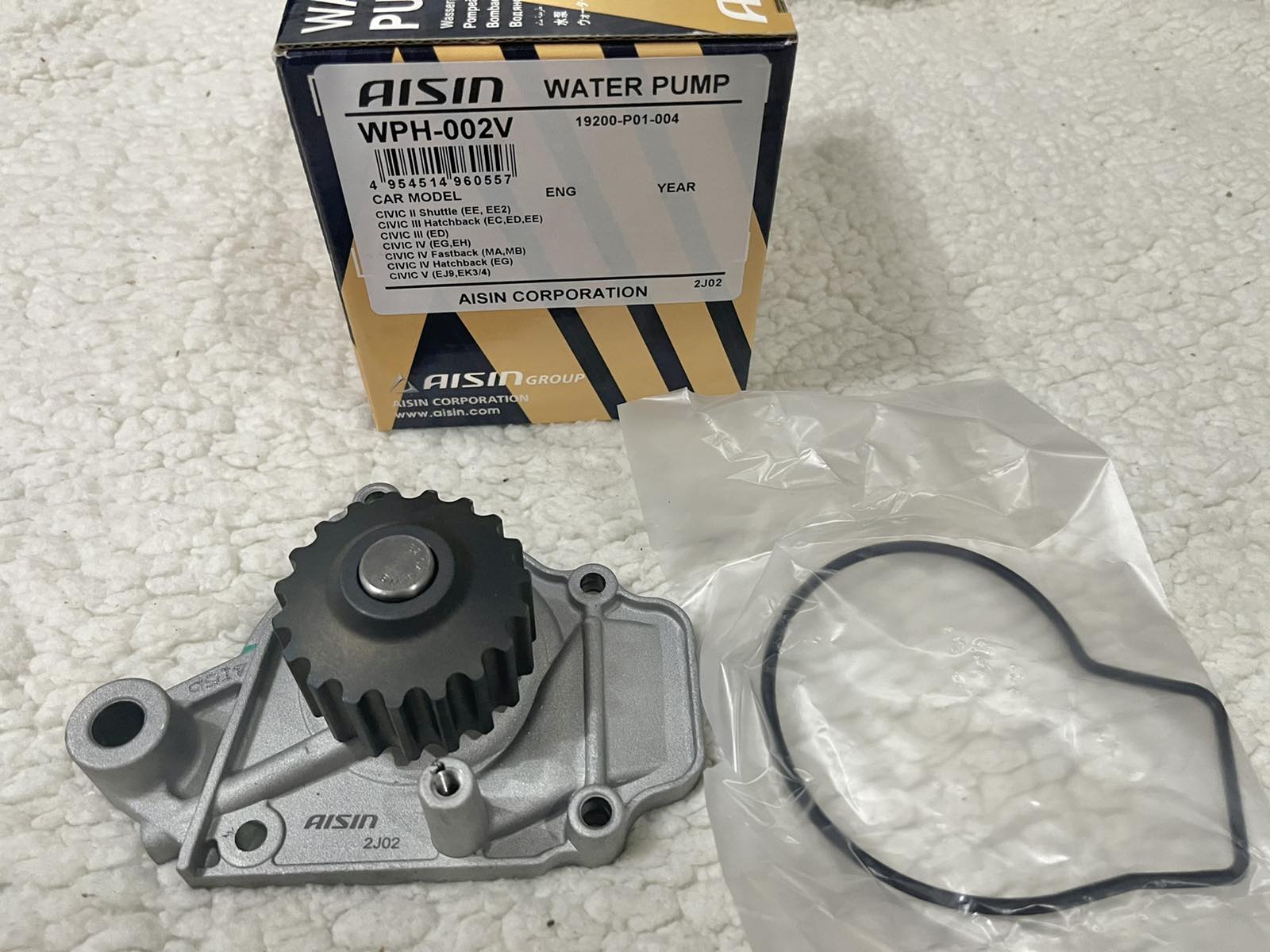 AISIN Water Pump for Honda Civic 1992 - 1995 ESI PH16 D15B Engine ...