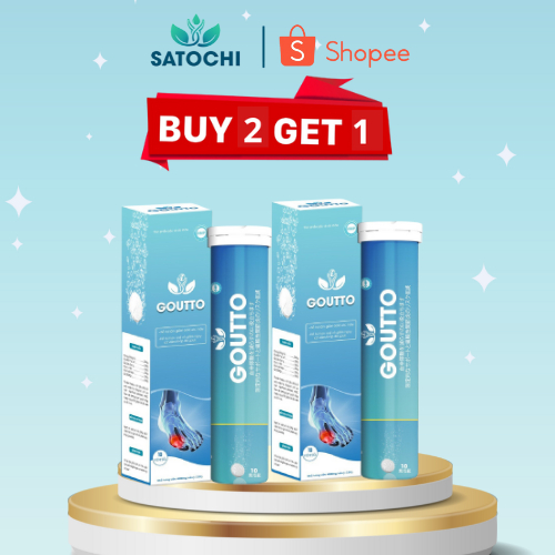 (BUY 2 GET 1) GOUTTO Japanese effervescent tablet for reducing joint ...