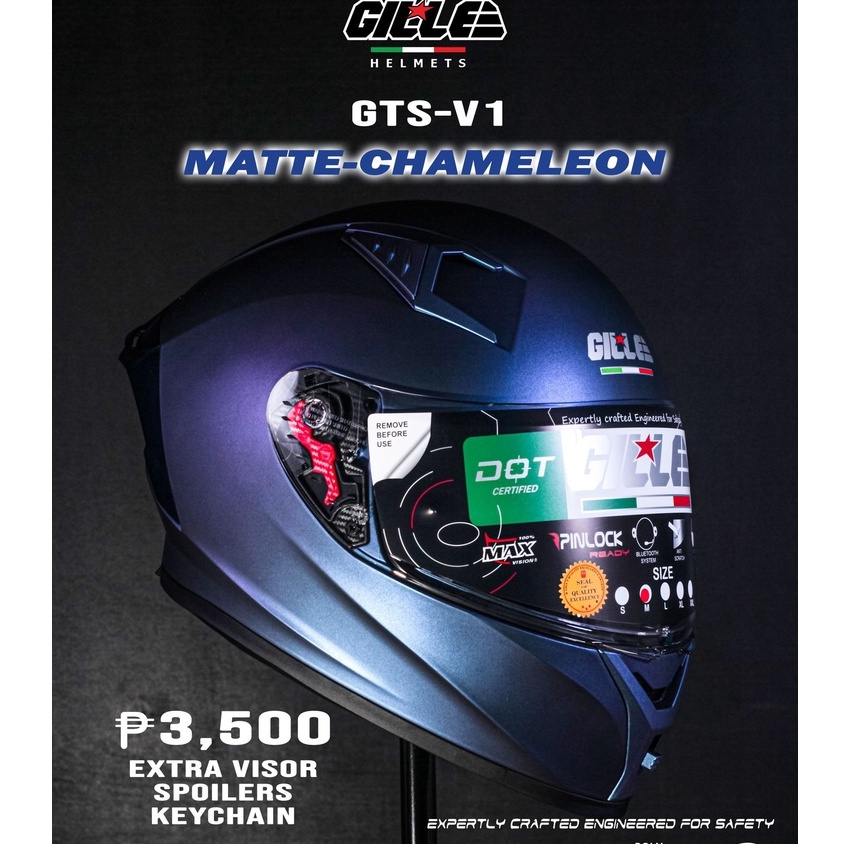 wG3GILLE GTS V1 / Index Random RD Helmet CZR High Quality Open Full ...