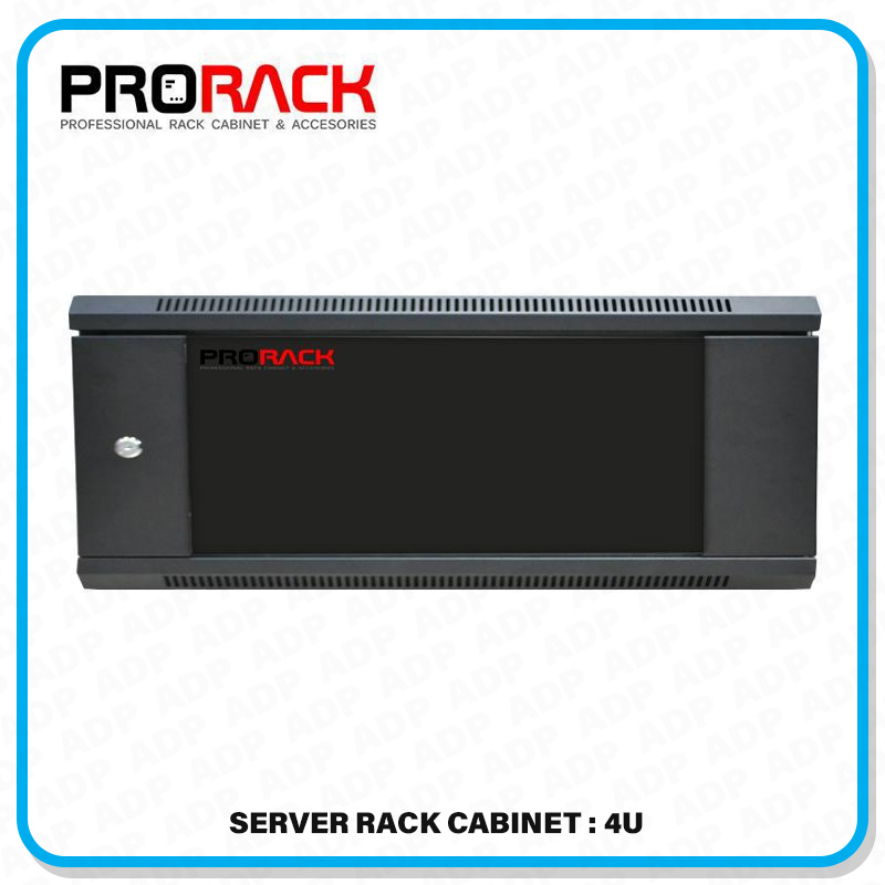 PRORACK 4U CCTV Rack Cabinet with lock for cctv dvr (For Self-Assembly ...