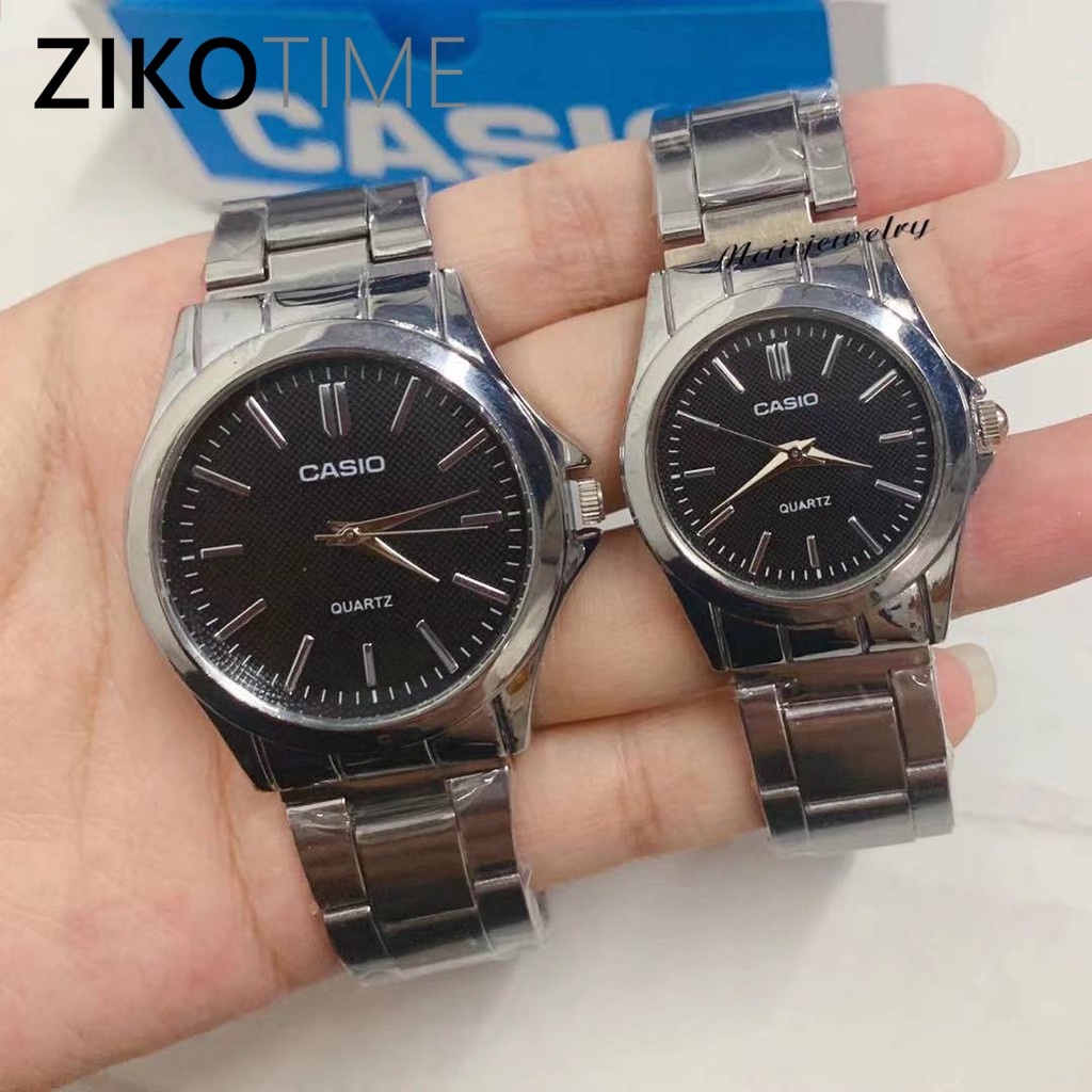 Casio Vintage Two Tone Stainless Strap Couple Relo Watch | Lazada PH