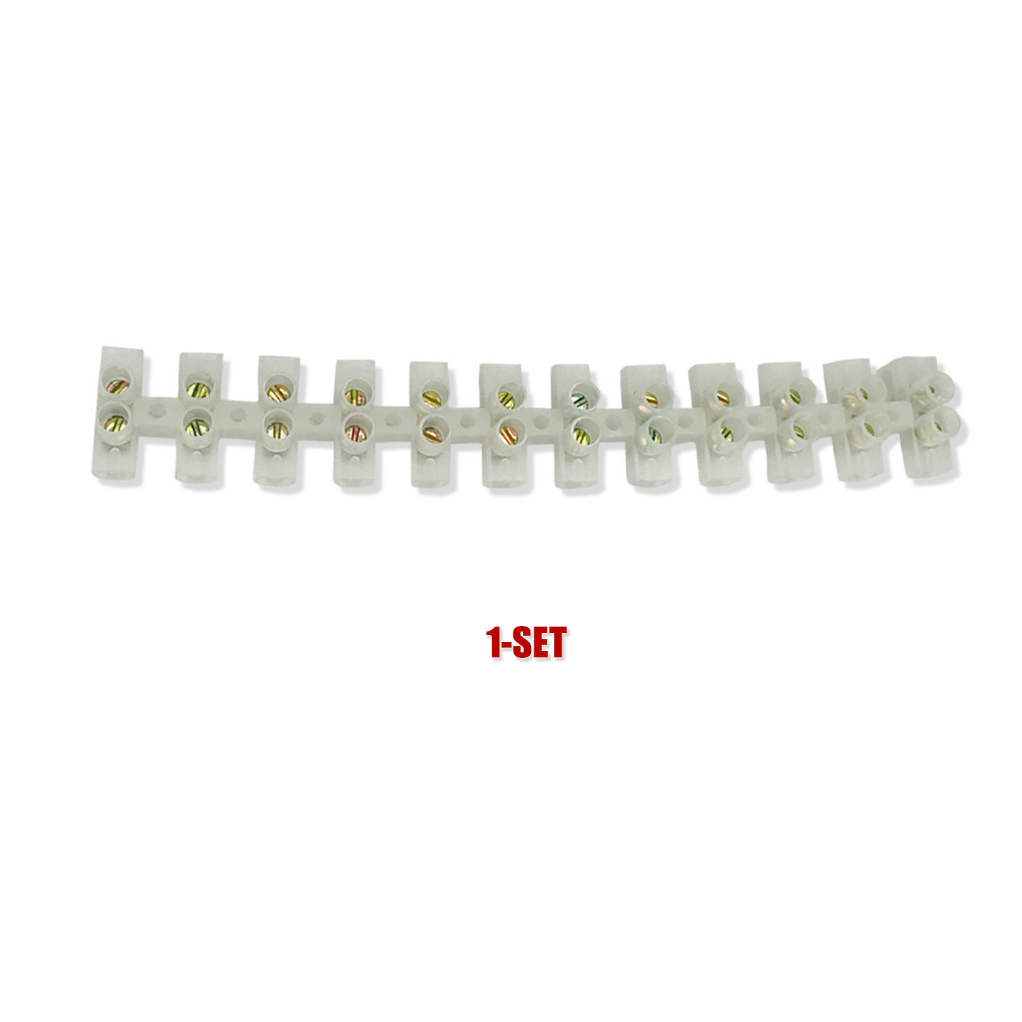 PC FIRST WIRE CONNECTOR (60 ampere 12PCS/1-SET) DUAL RAW SCREW TERMINAL ...
