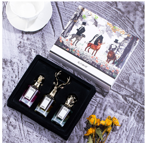 3IN1 perfume set with box perfume long lasting scent set boss perfume ...