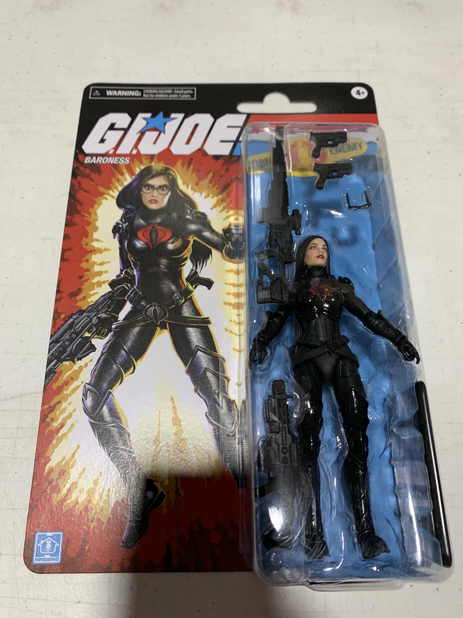 HASBRO GI JOE RETRO COLLECTION BARONESS 6” Action Figure New in Box ...