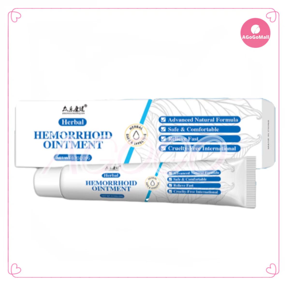 Authentic HEMORRHOIDS Treatment Ointment Cream Health Pain Relief 100% ...