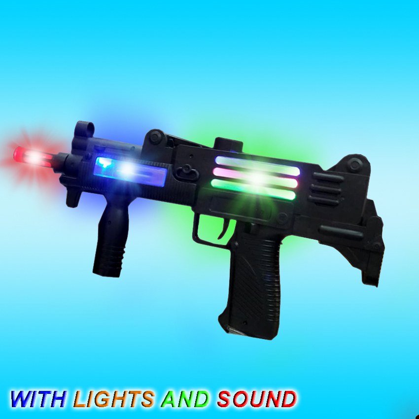 Super Sub Machine Gun Toy Gun With Flashing Lights and Sound Battery ...
