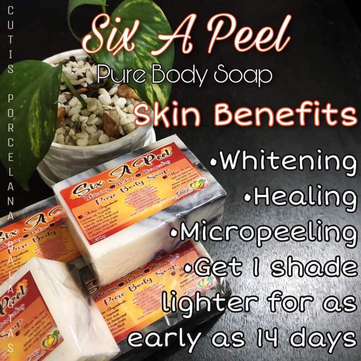 Cutis Porcelana Six A Peel Body peeling Soap | Lazada PH